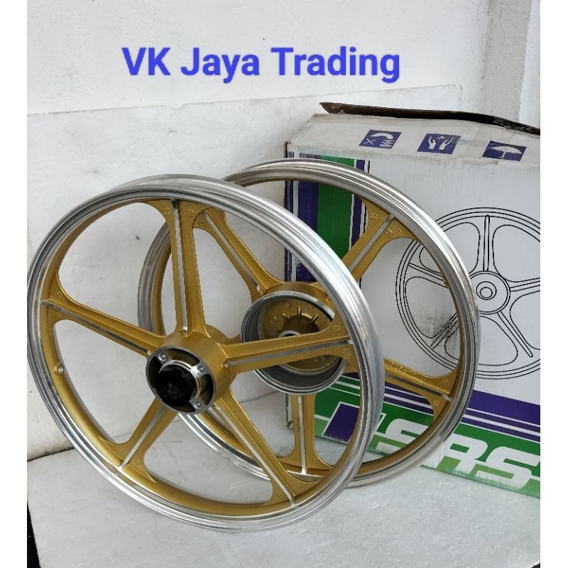 LAST ONE Yamaha RXZ sport rim Front 160x18 Rear 160x18 Brand SRS 1set ...