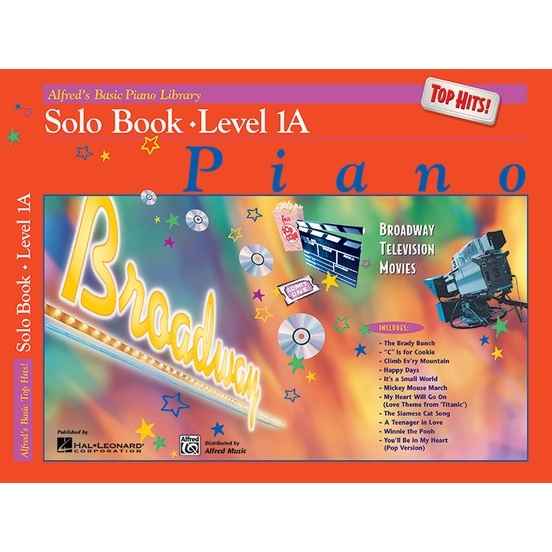 Alfred's Basic Piano Library Top Hits! Solo Book 1A | Alfred | Shopee ...
