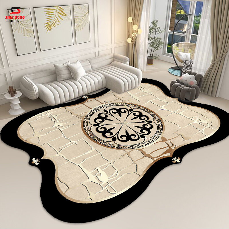 OFFER !! XXL ( 220*180cm ) Crystal Velvet Carpet 5D / Floor mat / Rugs ...
