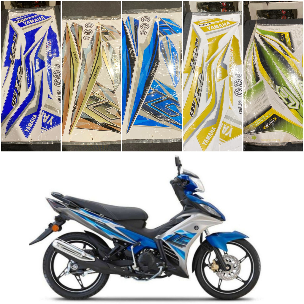 STICKER BODY YAMAHA LC135 V1-V7 STICKER MOTOR COVER LC135 ACCESSORIES ...