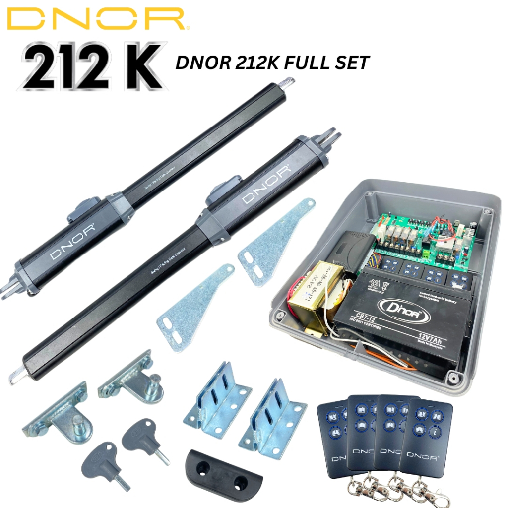 Dnor 212k Heavy Duty Swing & Folding Arm Auto Gate 4 Channel Anti Spy ...