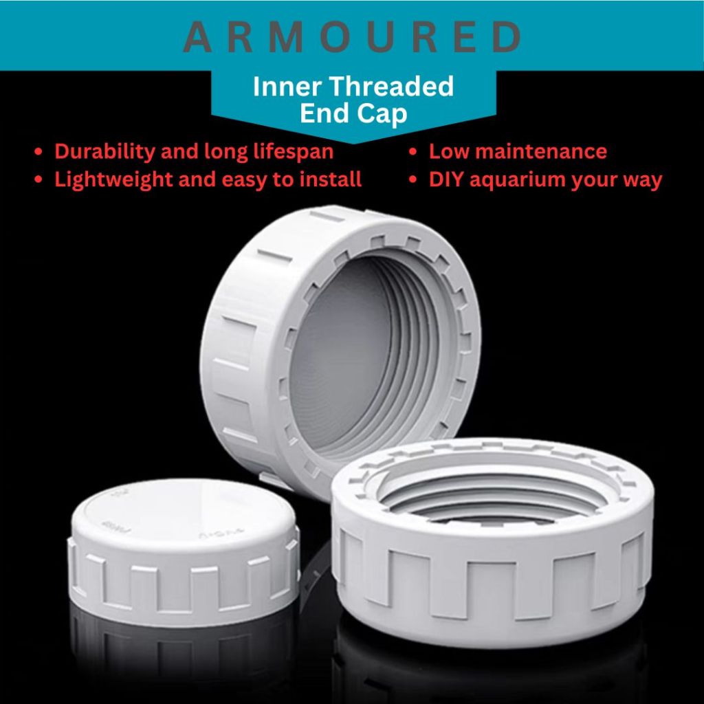 ⚠️[CHINA SIZE] PVC Inner Threaded End Cap Fitting Connector for DIY ...