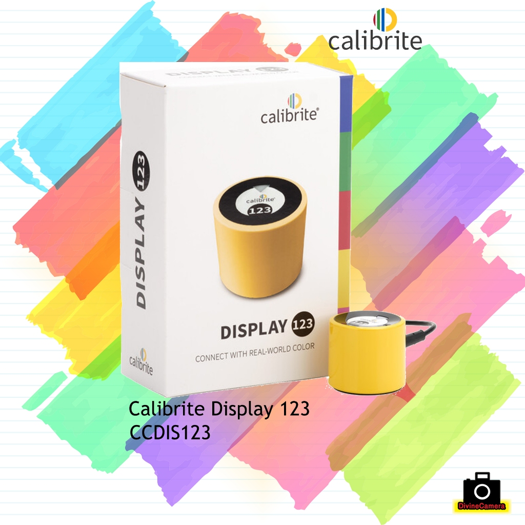 Calibrite Display 123 Colorimeter - Monitor Calibration Device with Calibrite PROFLER Software ...