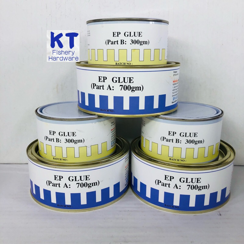EP Glue 300g / 500g / 1kg Kossan EP Glue / AB Glue / Gam AB / Gam Kayu ...
