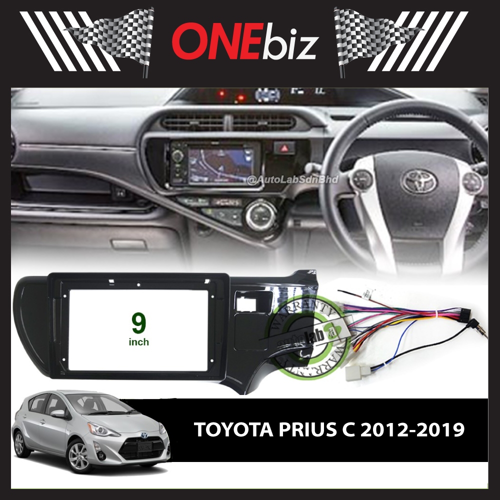 Android Player Casing 9" Toyota Prius C 2012-2019 ( with Socket Toyota ...