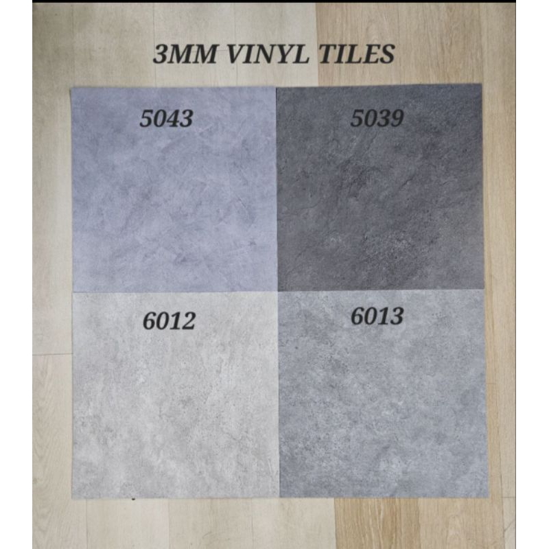Vinyl Tile 3mm (35 Sqft) | Shopee Malaysia