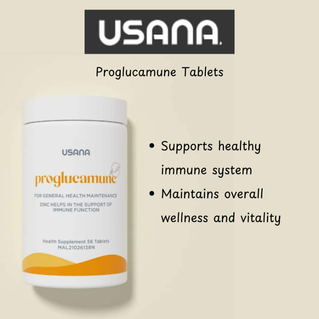 🔥 USANA PROGLUCAMUNE 靈芝菌絲體錠(含β-聚葡萄糖) 56'S [EXP 12/25] 🔥 ORIGINAL ...