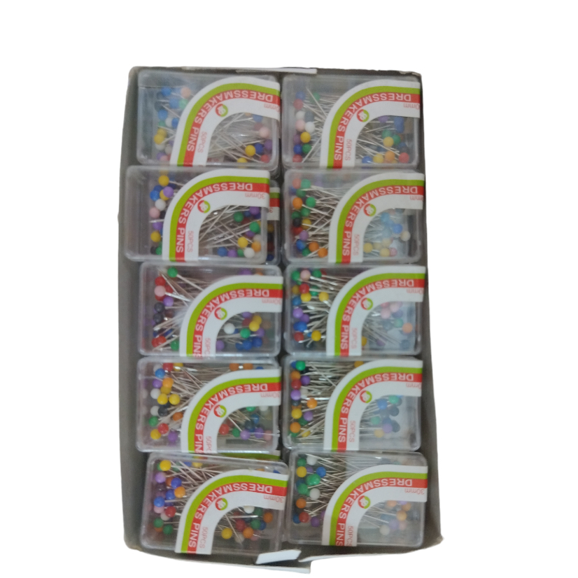PENGGAYAAN DRESS BUTTON COLOURFULL PIN 20 KOTAK PEMBUAT BAJU Lembut ...