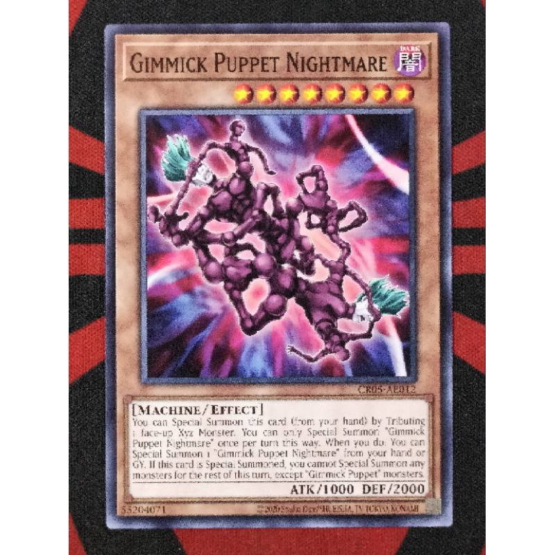 YUGIOH KONAMI CR05-AE012 Gimmick Puppet Nightmare (Common) | Shopee ...