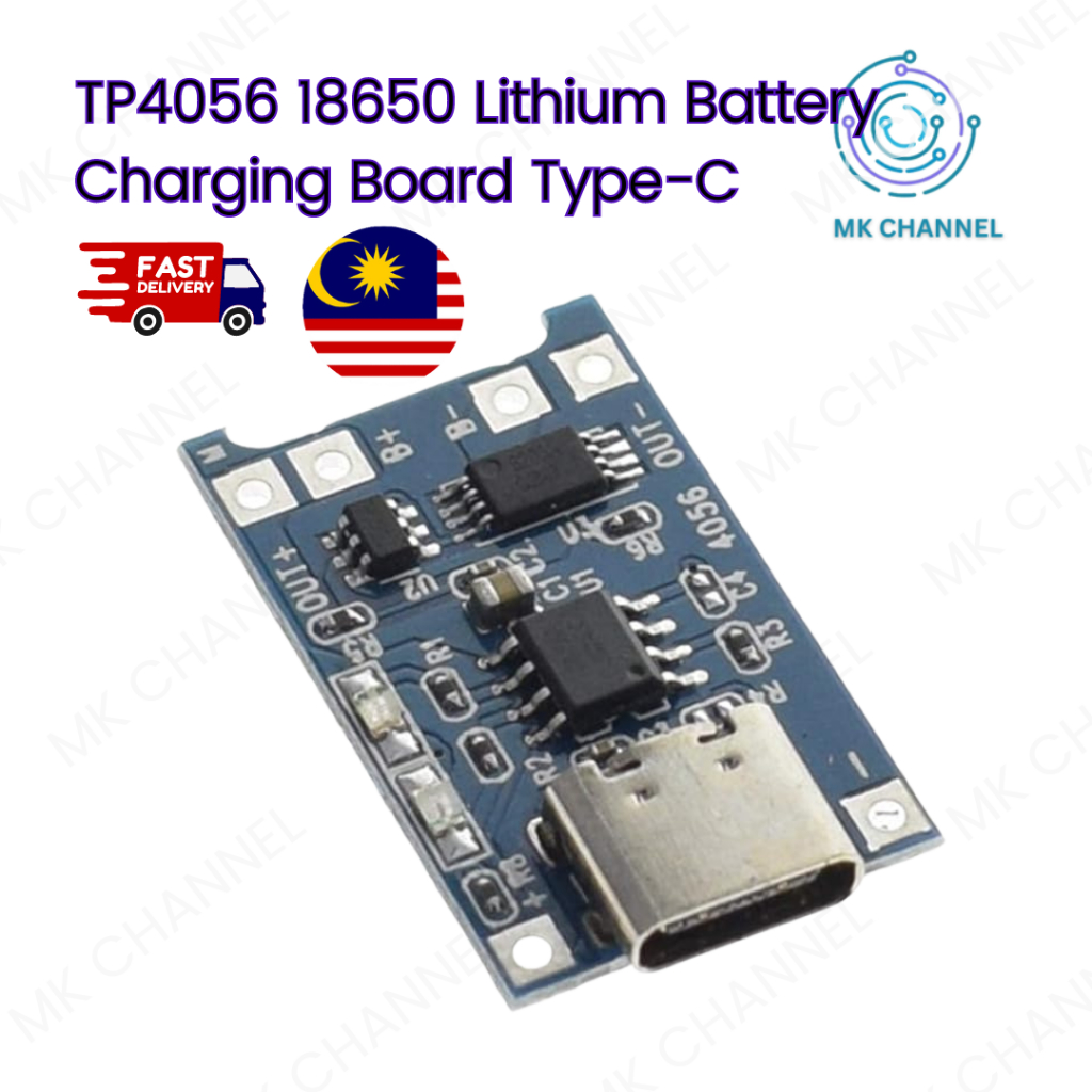 TP4056 TP 4056 Type C 5V 1A Lithium Li-ion Battery Charging Board ...