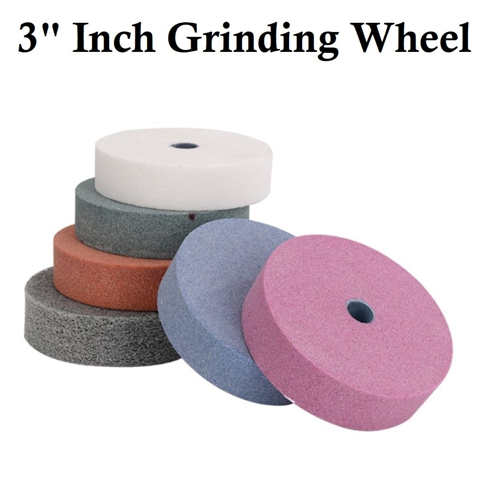 3" Inch Abrasive Grinding Stone Fiber Wool Wheel for Mini bench Grinder ...