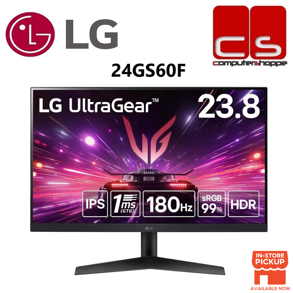 LG UltraGear 24GS60F 24'' FHD 180HZ 1MS HDR10 IPS Gaming Monitor | Shopee Malaysia