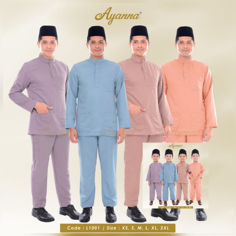 🌸L1001💥𝙁𝙇𝘼𝙎𝙃 𝙎𝘼𝙇𝙀 ‼️💥 [SAIZ XS-2XL] BAJU MELAYU CEKAK MUSANG SEDONDON ...