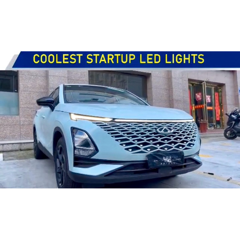 Chery omoda 5 Front DRL day time running LED light fog lamp cover lip ...