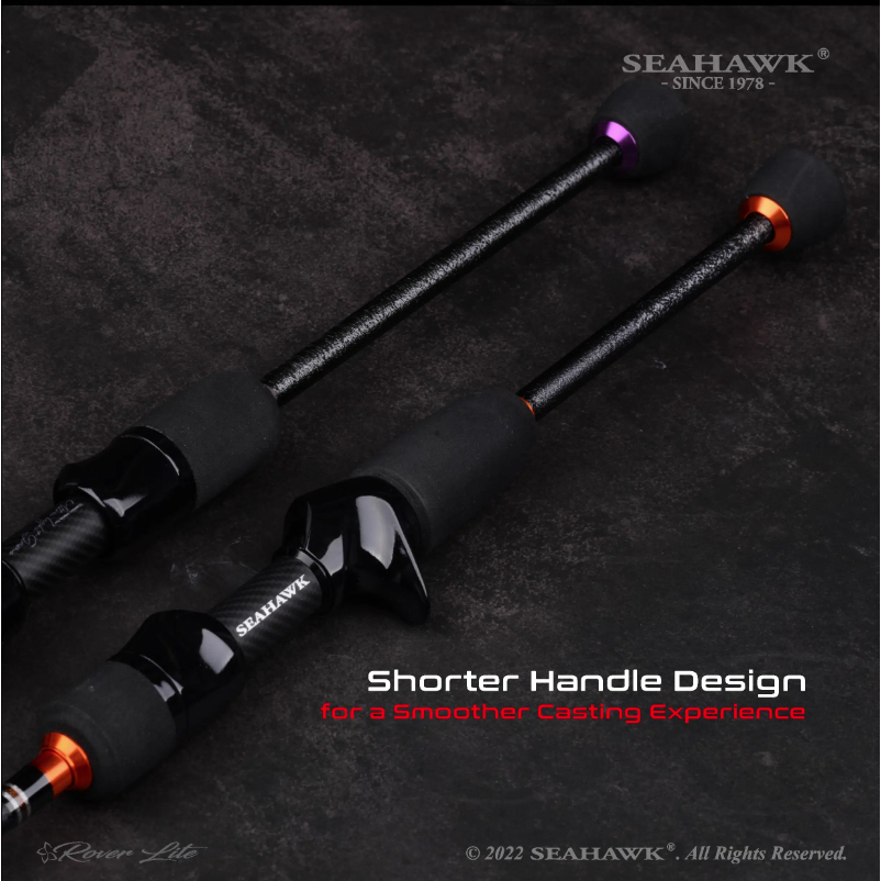 SEAHAWK fishing rod ROVER LITE 662LS 662LB Spinning Casting Fishing Rod ...
