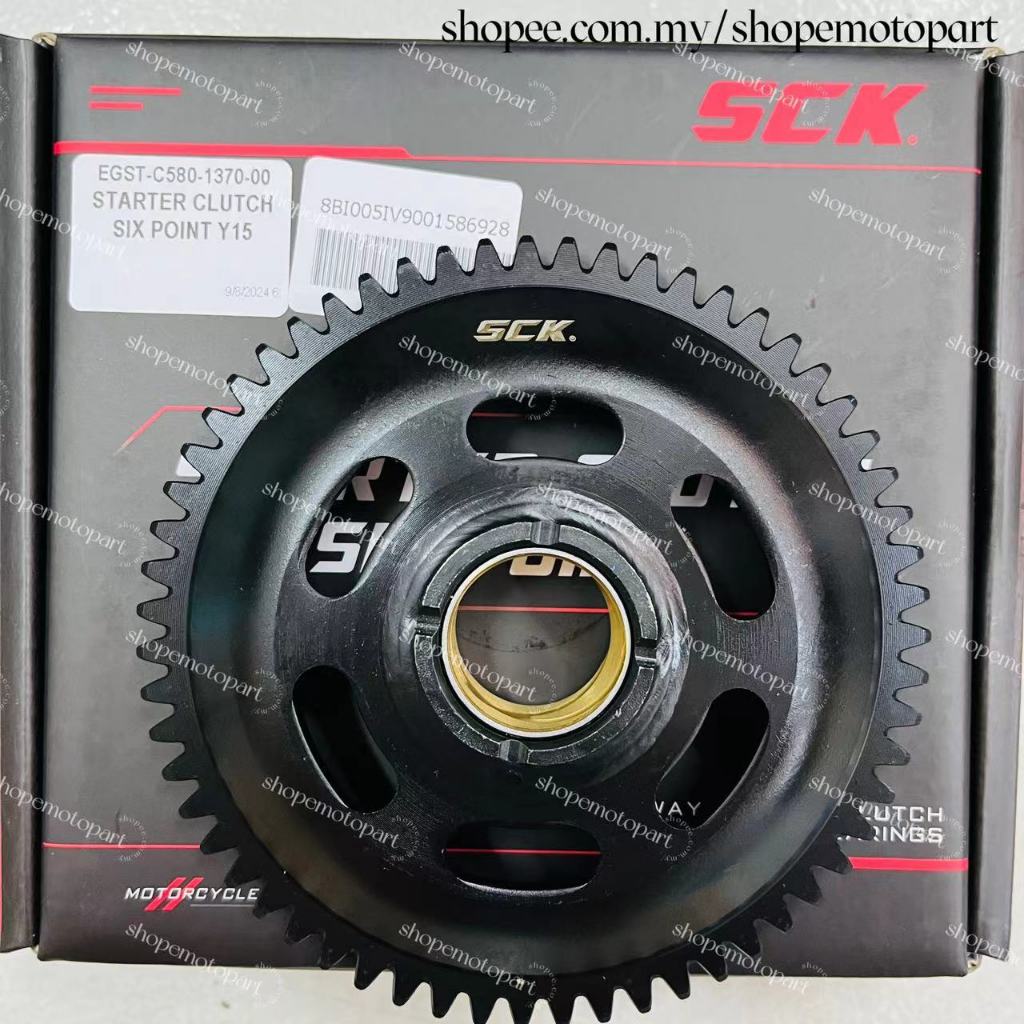 100% SCK RACING STARTER WHEEL / ONE WAY 6 BEARING Y15ZR Y15 (ONE WAY ...