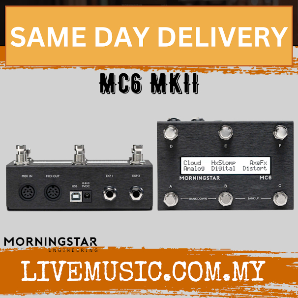 MORNINGSTAR MC6 MKII MIDI Controller ( MC-6 / MC 6 ) | Shopee Malaysia