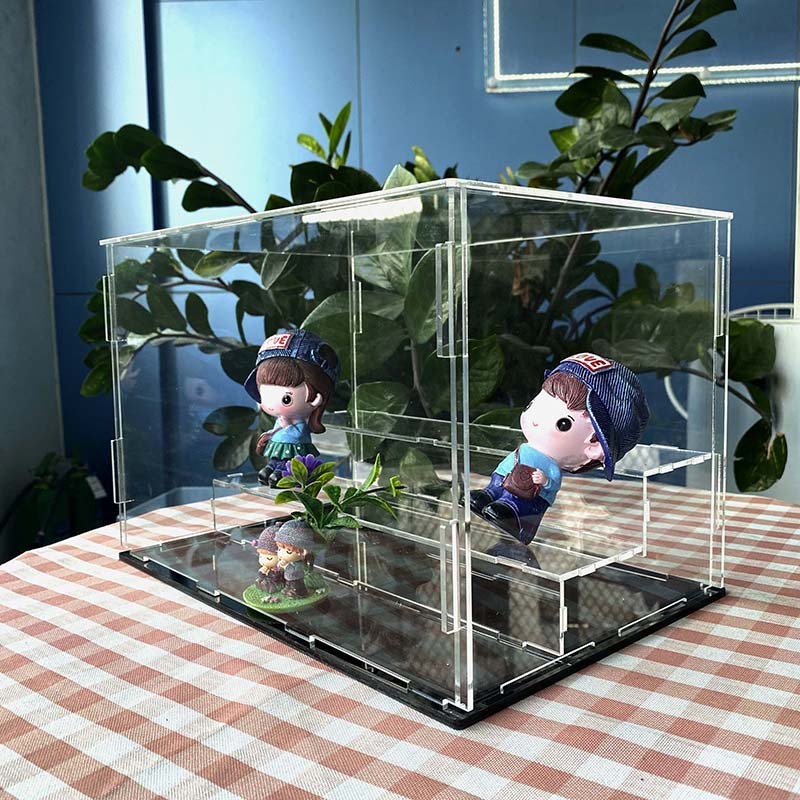 New assembled acrylic figure box with thickened Lego dust cover and ...