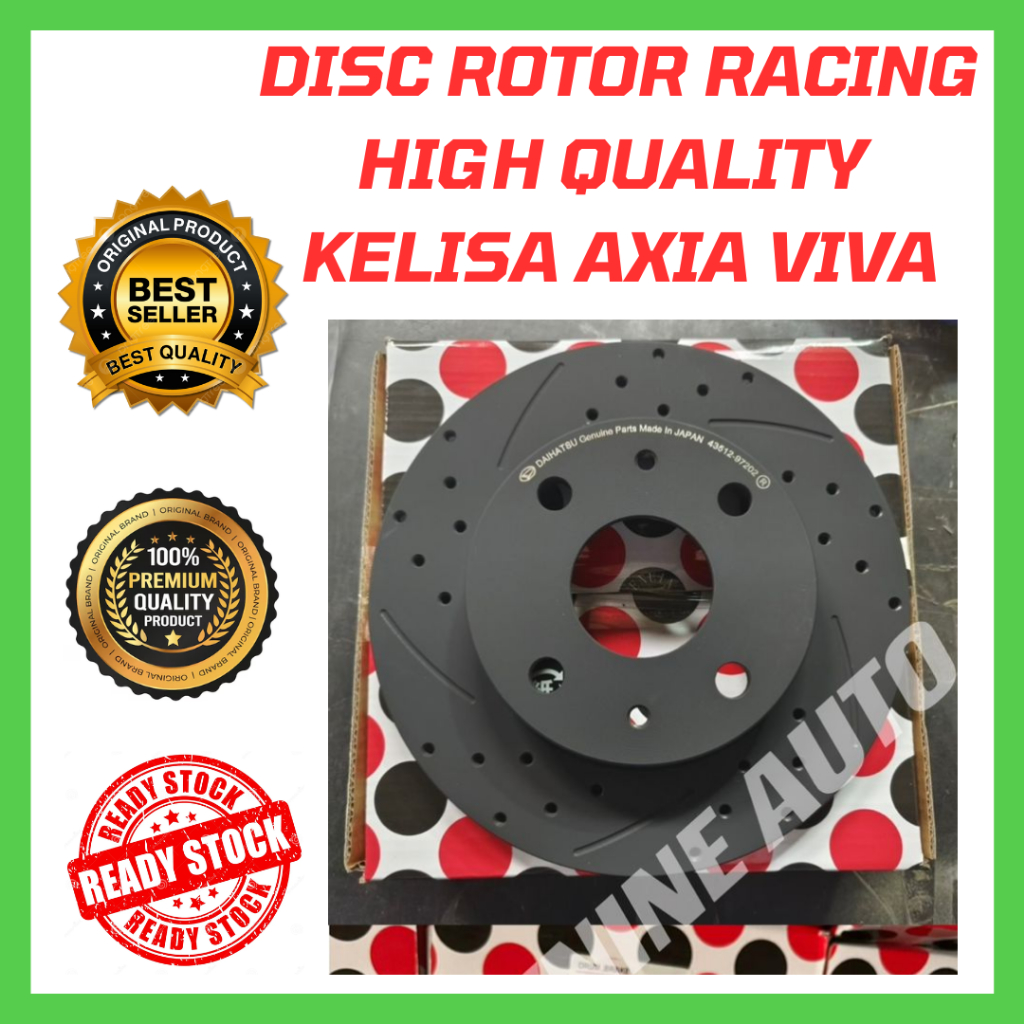 IMPORT JAPAN HIGH QUALITY PERFORMANCE DISC ROTOR DAIHATSU KELISA,KENARI ...