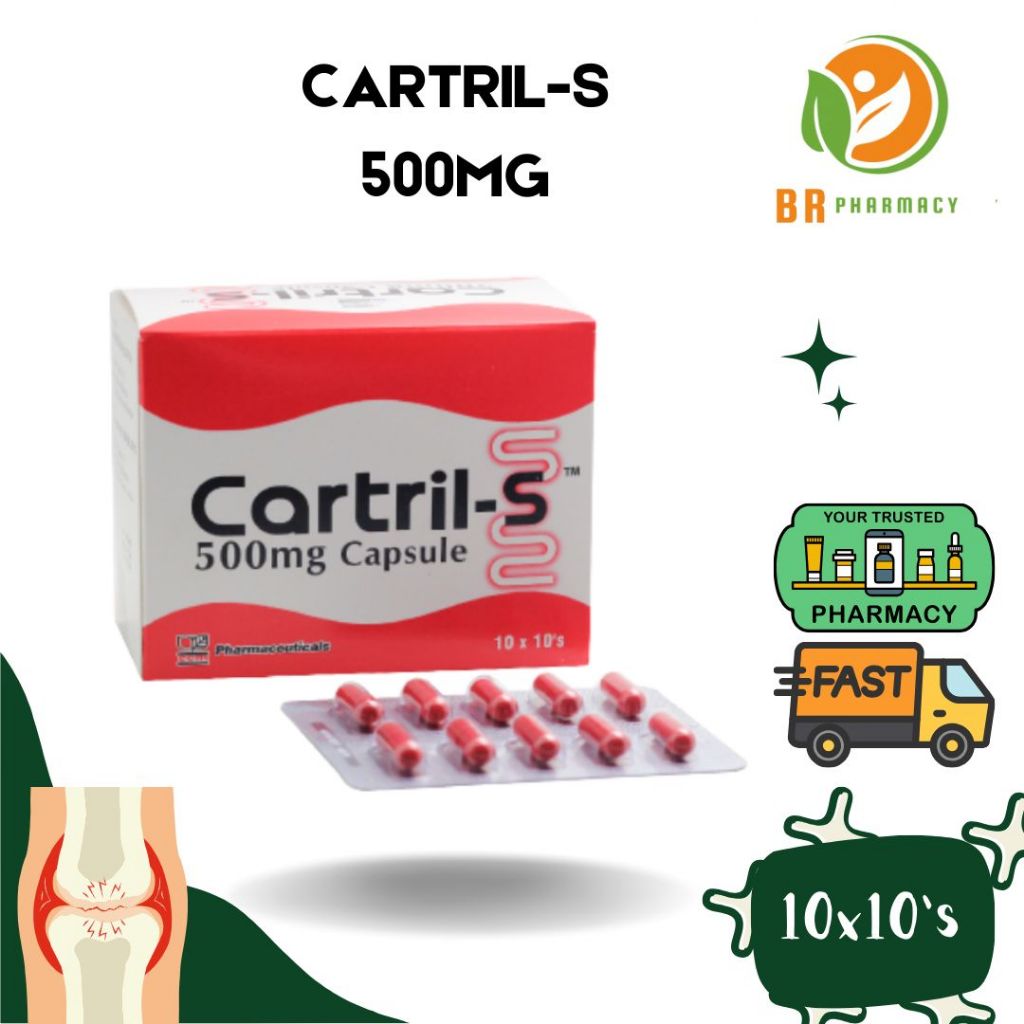 CARTRIL-S 500MG Capsules (10 x 10's) | Shopee Malaysia