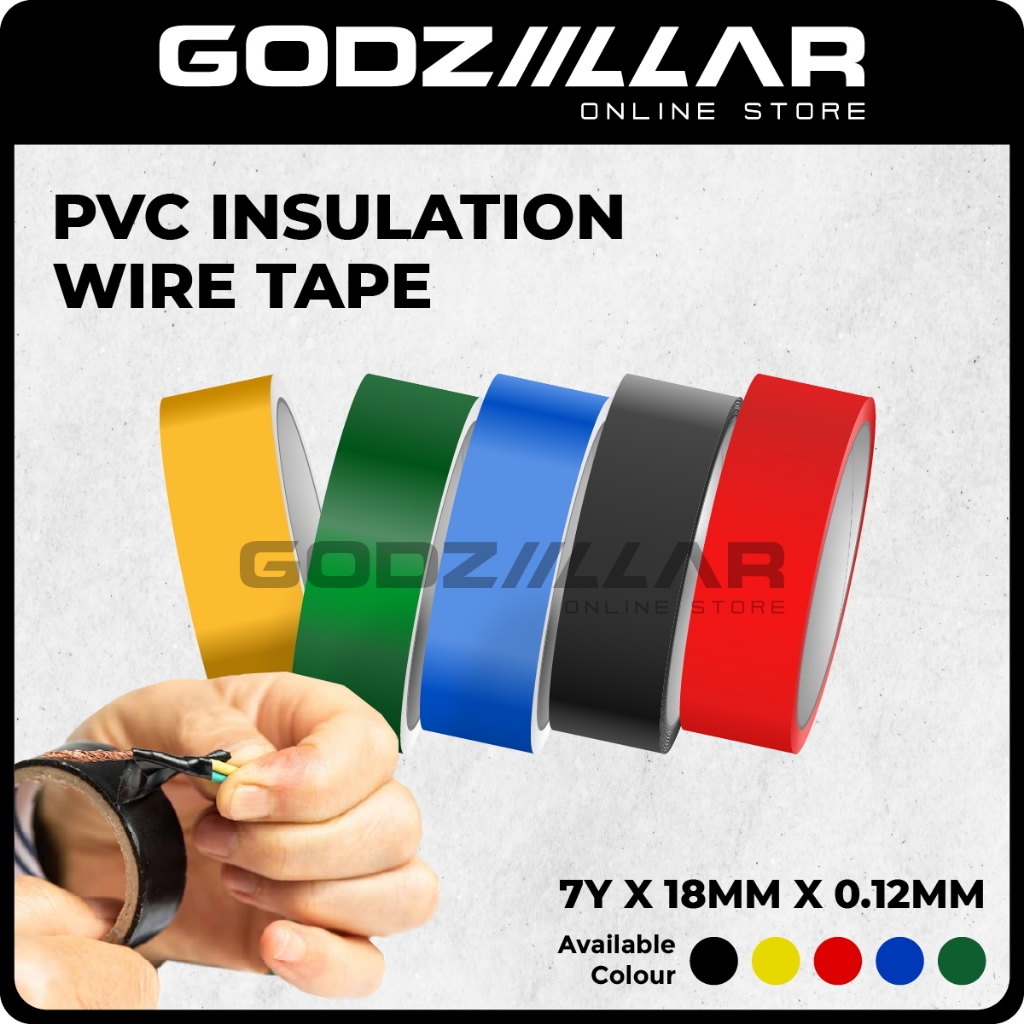 (18mm) PVC Electrical Insulation Wire Tape Strong Adhesive Waterproof ...