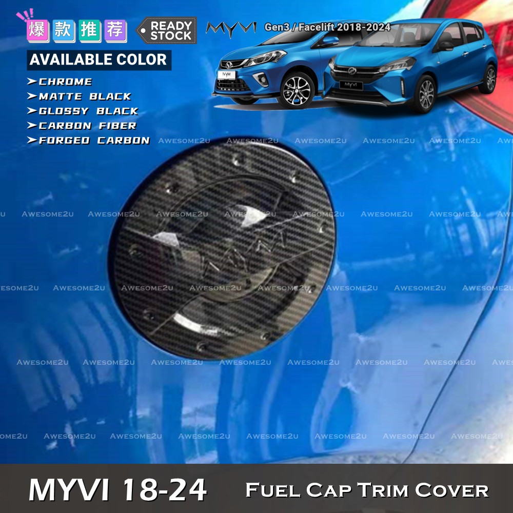 Awesome2u Perodua Myvi Gen3 Facelift 2018-2024 Car Fuel Cap Cover Car ...