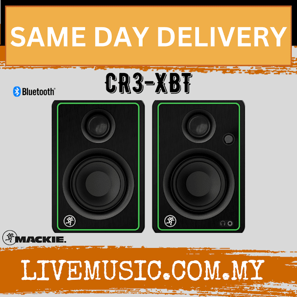 Mackie CR3-XBT 3 inch Multimedia Monitors with Bluetooth Speakers - Pair (CR3XBT/CR3 XBT/CR3X ...