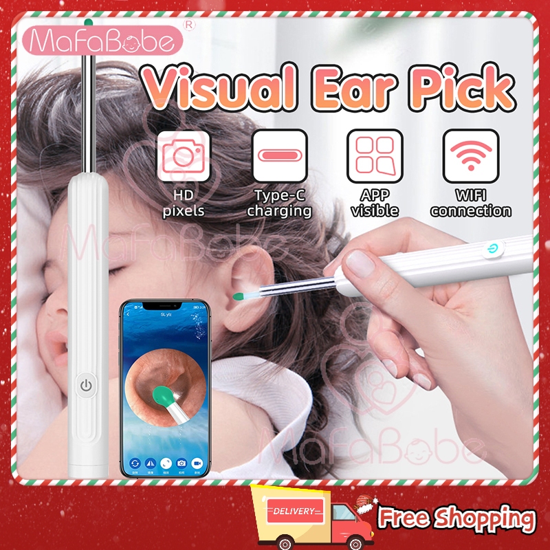Ear Pick Intelligent Visible Ear Spoon Ear Cleaner with Camera Visual ...