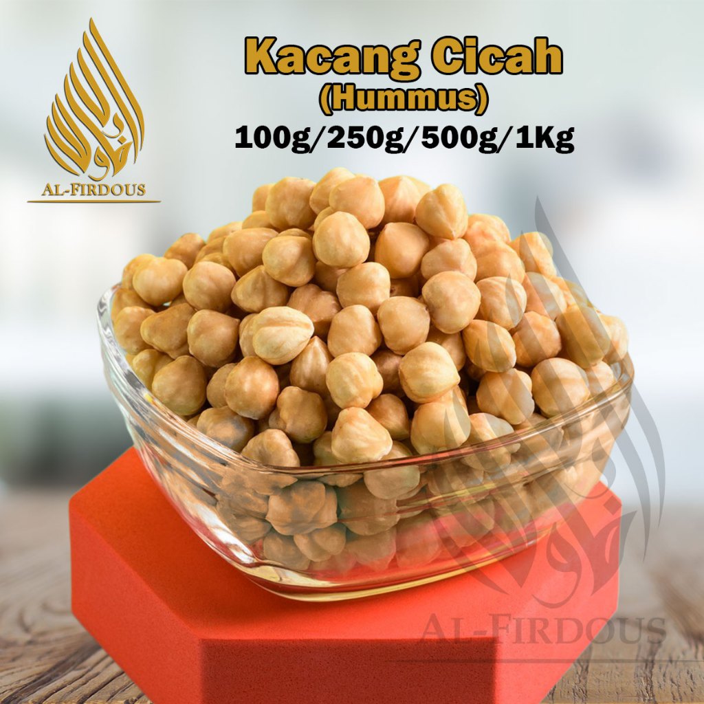 Kacang chickpeas | Roasted Hummus | 100g | 250g | 500g | 1kg | Shopee ...