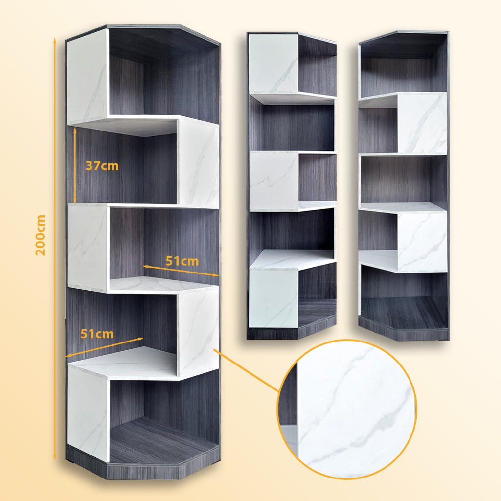 WONDERFUL Display Corner Rack Living Room Decoration Multipurpose Book ...