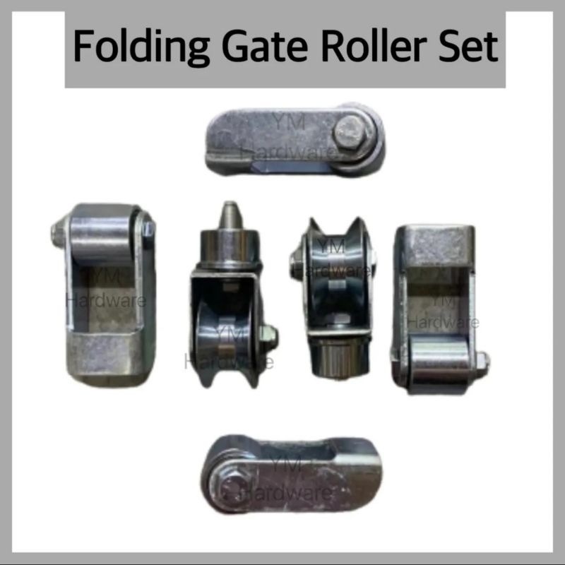BESI FOLDING GATE ROLLER & SWING BEARING SET Gate Roller Metal Auto ...