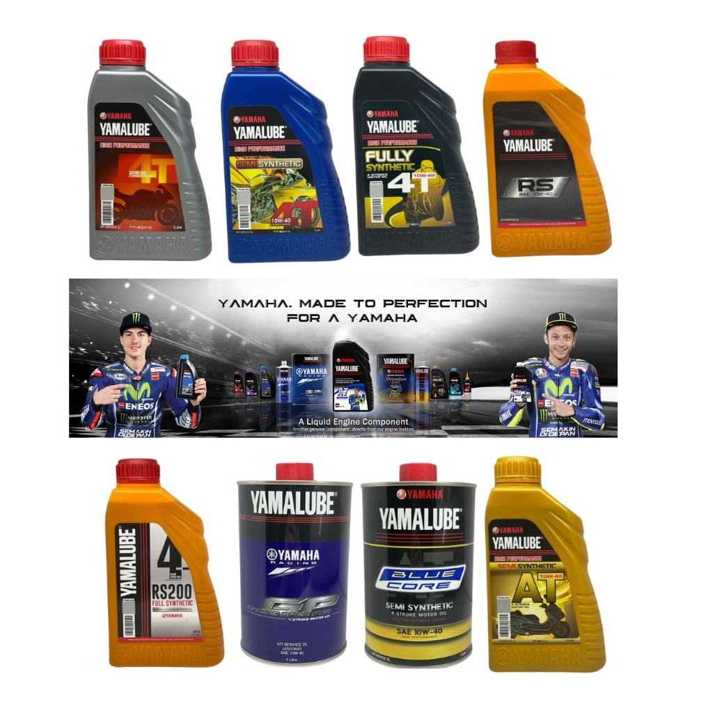 Yamalube 4T Semi Fully Synthetic RS200 RS4GP RS500 Bluecore | Gear Oil ...