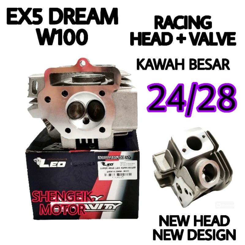LEO HEAD EX5 DREAM CLASS RACING HEAD 23/27 24/28 25/29 NEW HEAD LEO ...