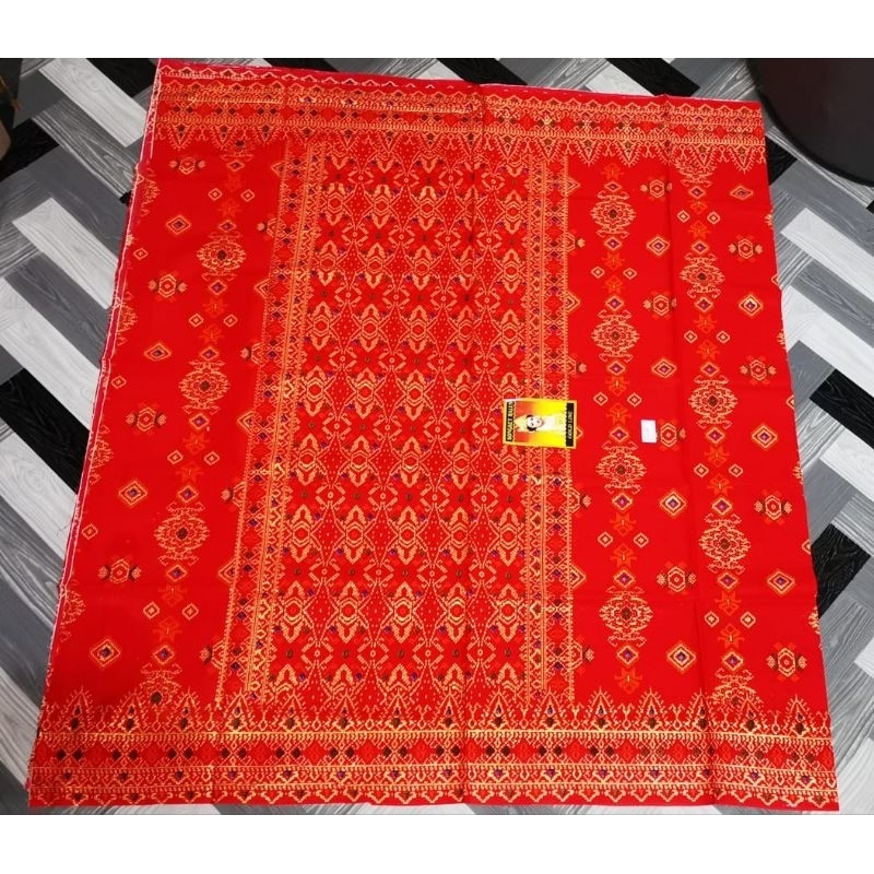 Songket Sarawak 2 Meter Merah | Shopee Malaysia