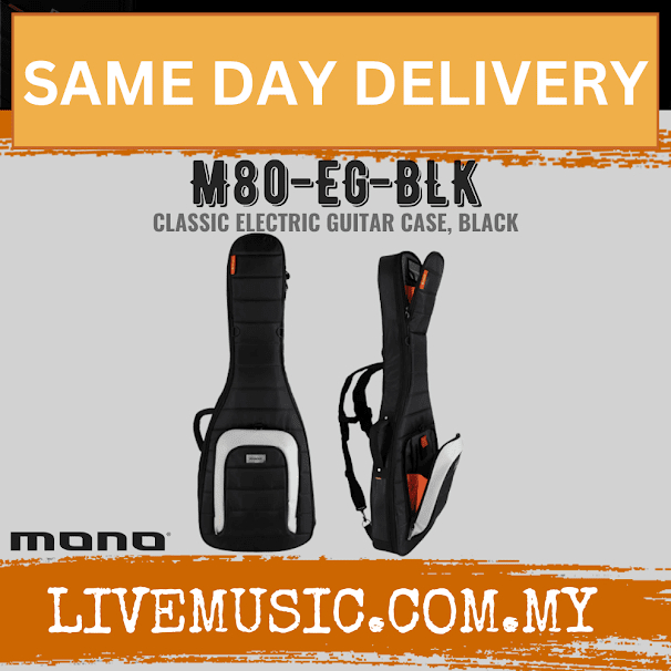 Mono M80-EG-BLK Classic Electric Guitar Case - Black ( M80-EG M80EG ) | Shopee Malaysia