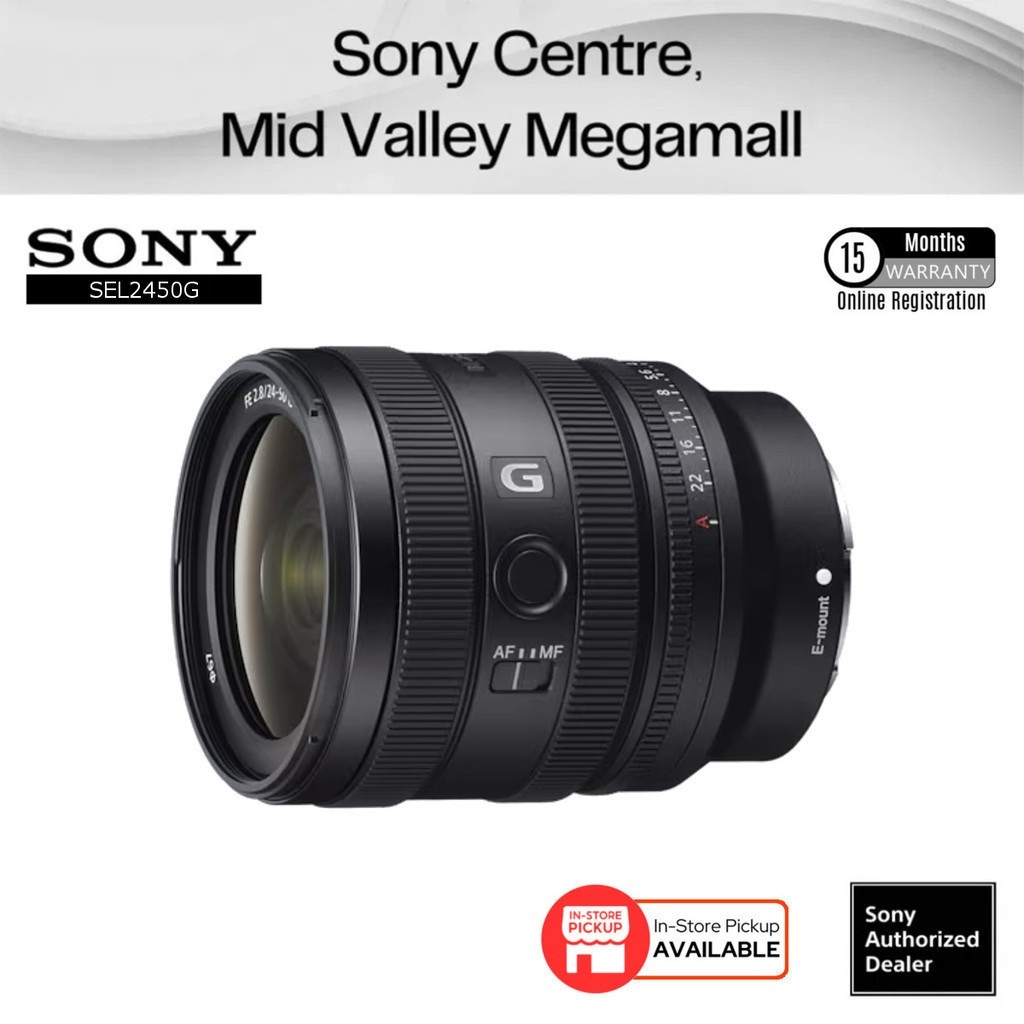 Sony SEL2450G FE 24-50mm F2.8 G Full Frame standard zoom G Lens ...