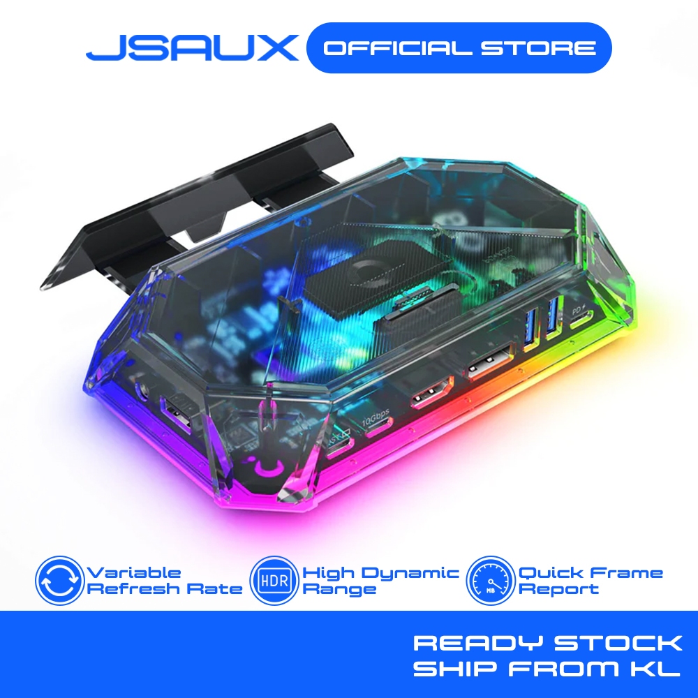JSAUX HB1201S RGB Docking Station 12-Port RGB Docking Station Pro USB-C ...