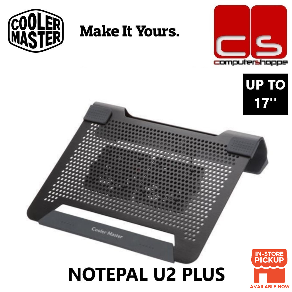 Cooler Master Notepal U2 Plus Laptop Cooling Pad - Black/Silver ...