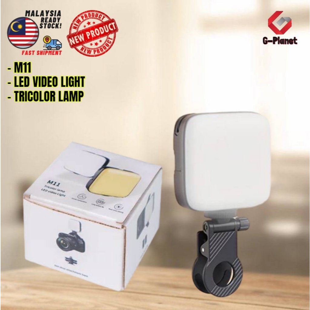 2024 M11 new three-color-9900K LED video light two-color temperature ...
