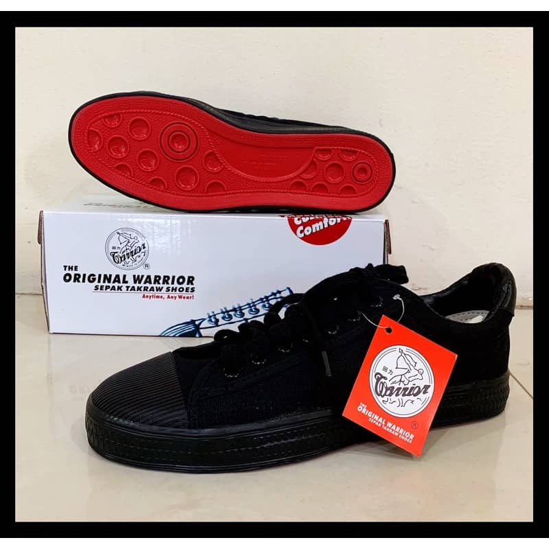 ORIGINAL WARRIOR WB-8 34-44 SEPAK TAKRAW KASUT SEKOLAH TAPAK MERAH ...