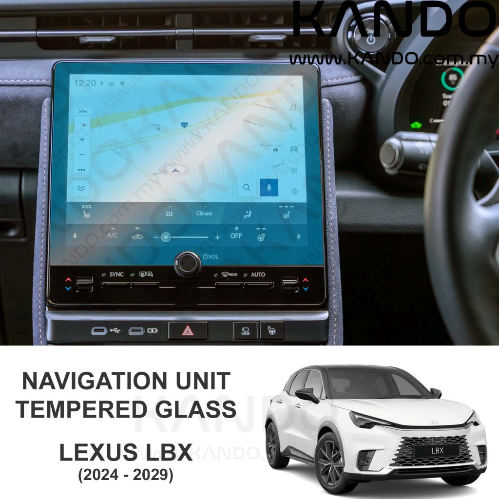 Lexus LBX Tempered Glass Protector Lexus LBX Screen Protector Lexus LBX ...