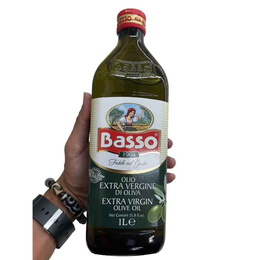 BASSO Extra Virgin Olive Oil 100% ( 1 litre ) | Shopee Malaysia