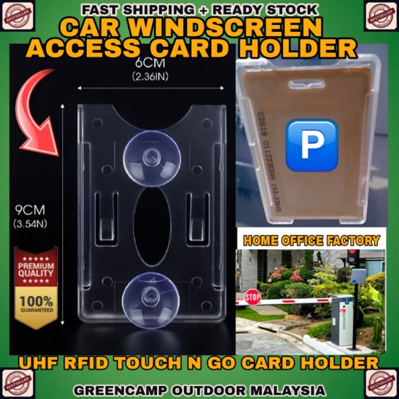 PARKING CARD HOLDER WINDSCREEN CAR WINDSHEILD ACCESS CARD HOME OFFICE ...