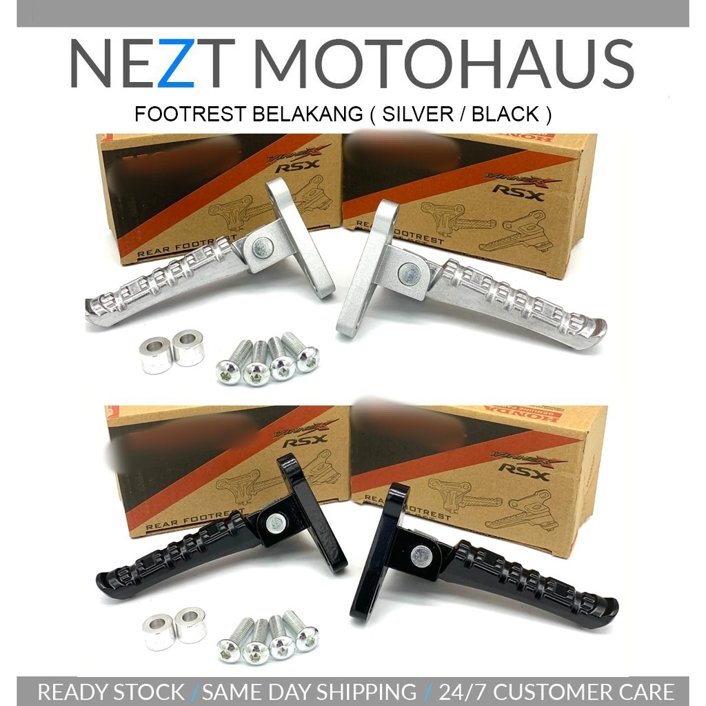 Honda RSX Footrest For Modified Exhaust Bracket Silver / Hitam | Shopee ...