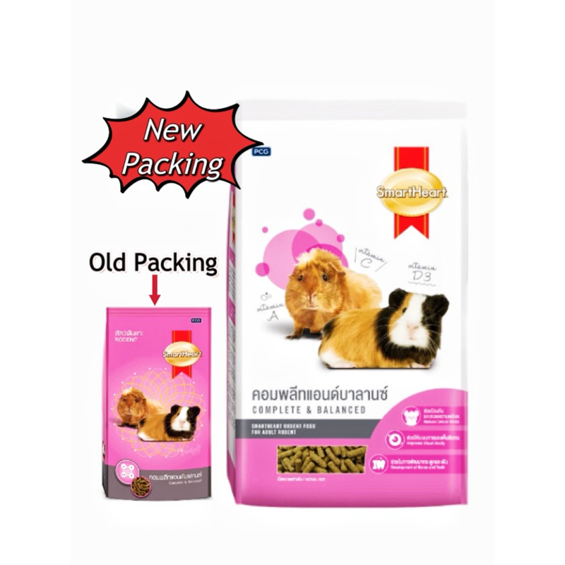 SmartHeart Rodent Hamster Feed 1kg Makanan Hamster Complete & Balanced ...
