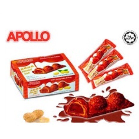 Apollo Roka Chocolate Peanut Bar 1080(18g x 24 Bar) | Shopee Malaysia