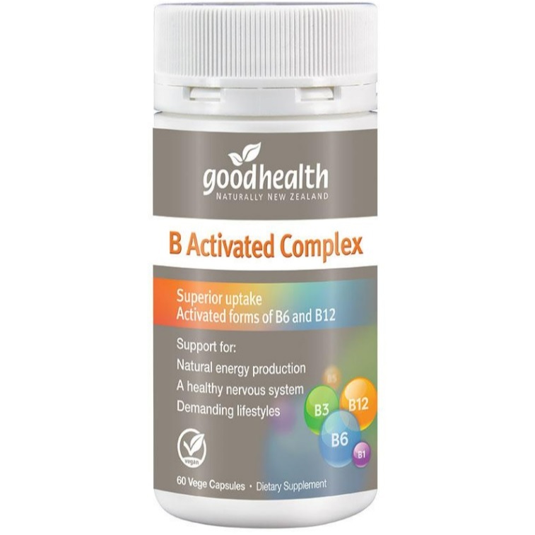 Original Import - Good Health B Activated Complex 60 Capsules | Shopee ...