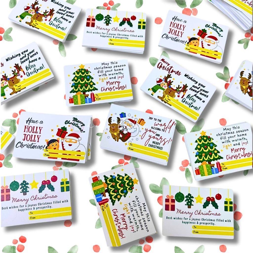 Merry Christmas Cards Greeting Wishing Snowman Blessing Gift Message ...