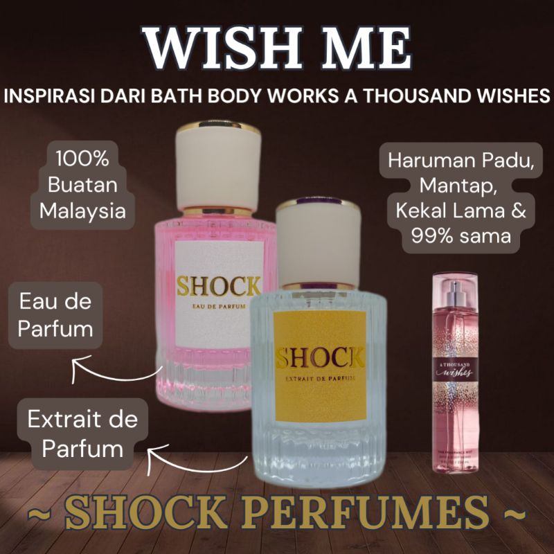 Wish Me - Original SHOCK Perfumes - A Thousand Wishes | Shopee Malaysia