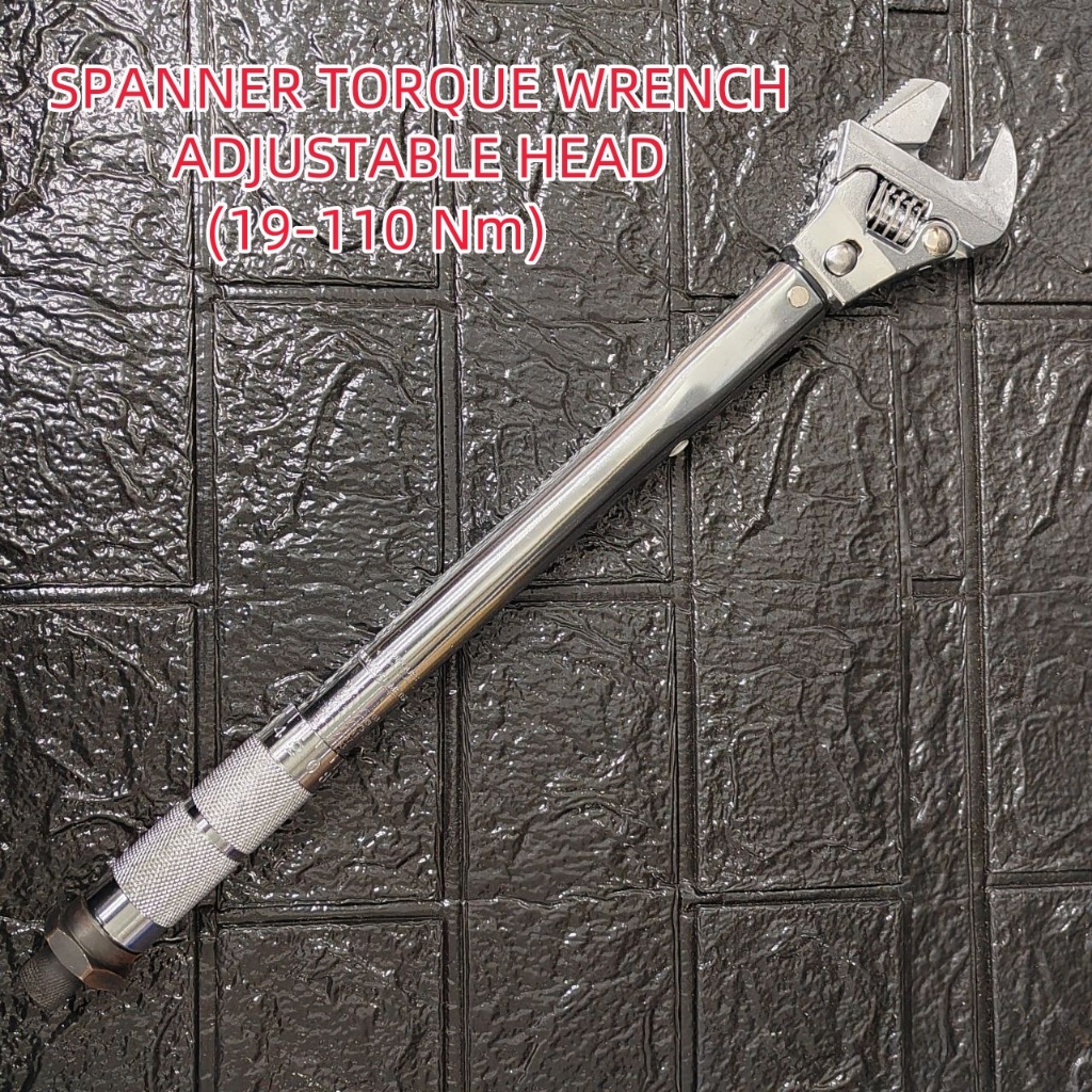 (TORQUE WRENCH 19-110Nm)ADJUSTABLE RATCHETING SPANNER TORQUE WRENCH ...
